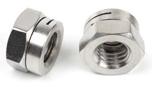 Dual Slotted Self-locking Hex Nut | NF E 25-411